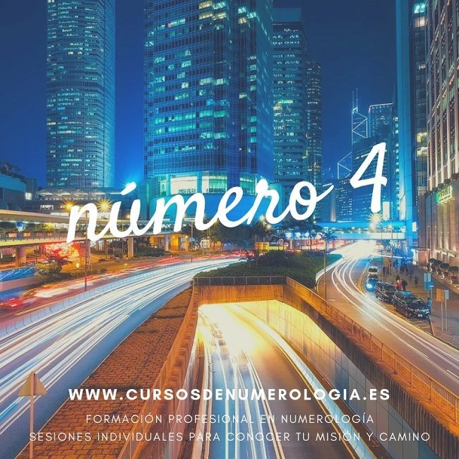 características del número 4 - Cursos de Numerologia