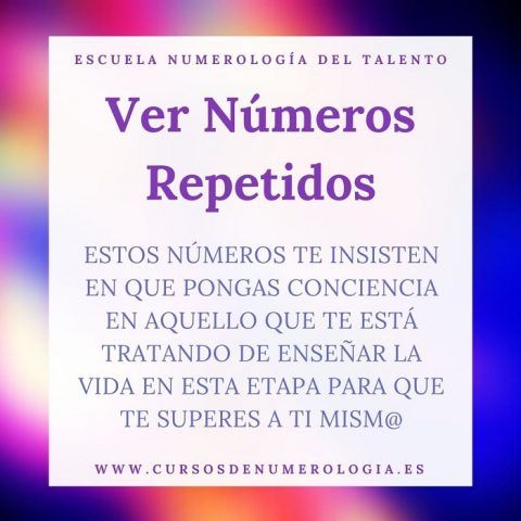 ¿Qué Significa Ver Números Repetidos? - Cursos de Numerologia